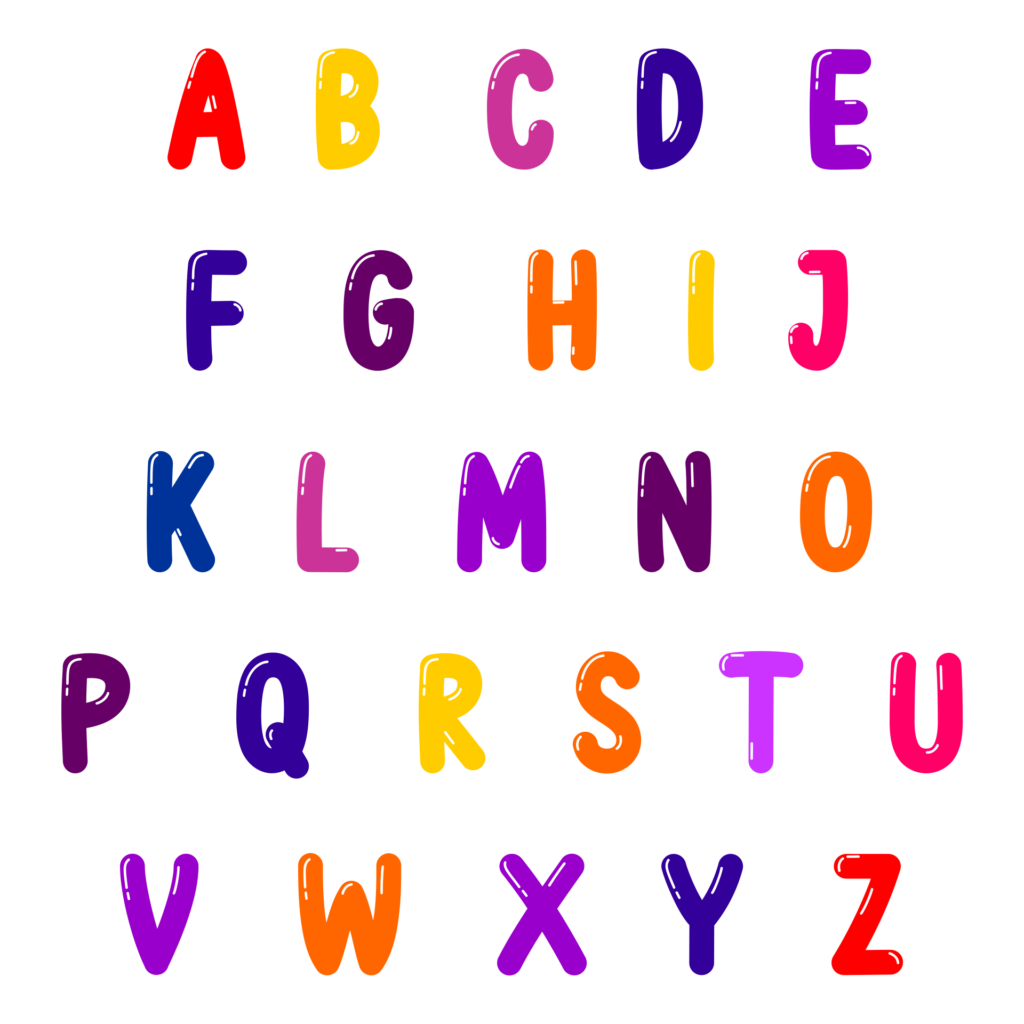 10 Best Colored Printable Bubble Letter Font Printablee | Printable Letters to Cut Out