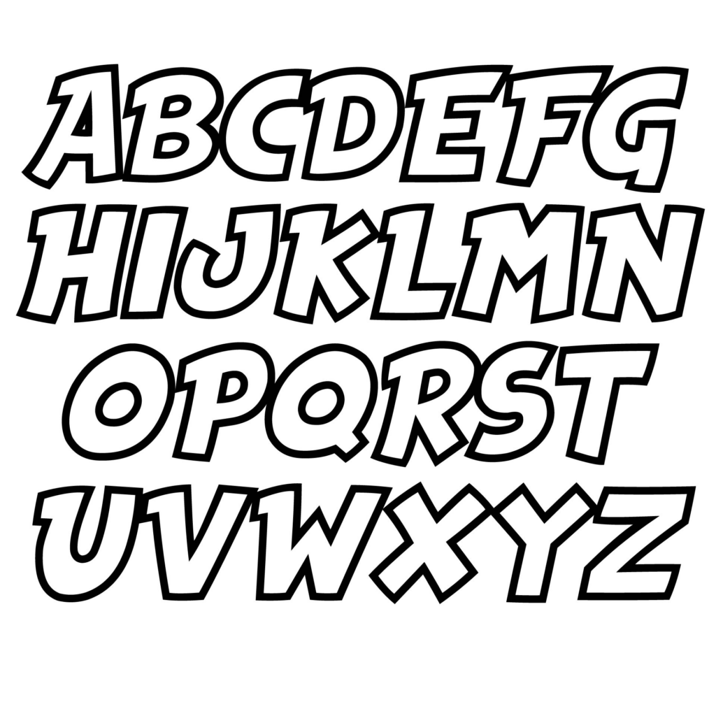 10 Best Printable Block Letters Small Medium Printablee | Printable ...