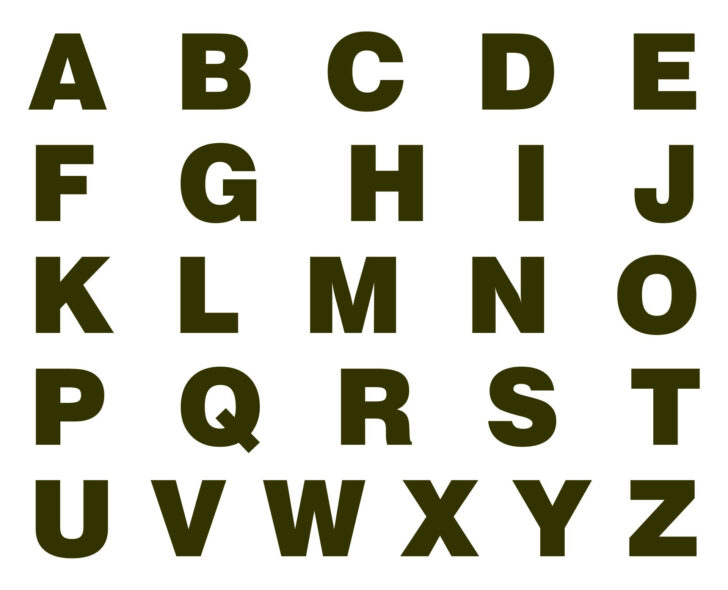 Printable Letters Of The Alphabet With Pictures Printable Letters To 