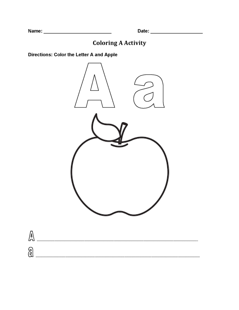Alphabet Worksheets Best Coloring Pages For Kids | Printable Letters to ...