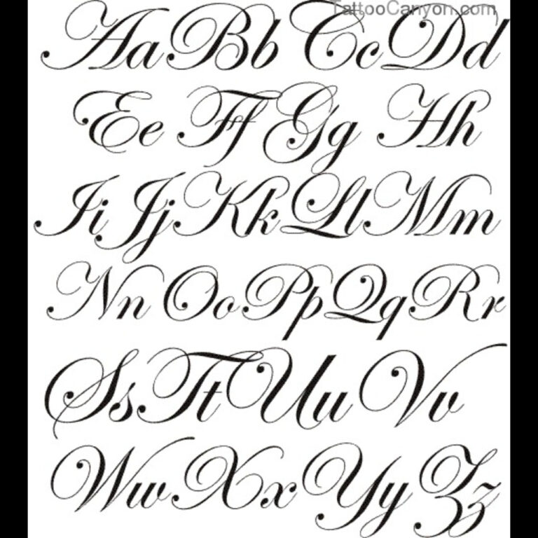 Fancy Alphabet Letters Drawing At GetDrawings Free Download | Printable ...